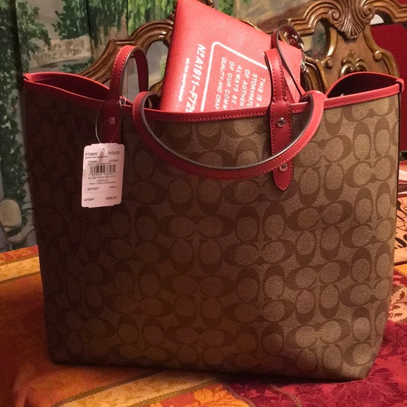 Coach | Bags | Coach Pacman Man Reversible Tote | Poshmark